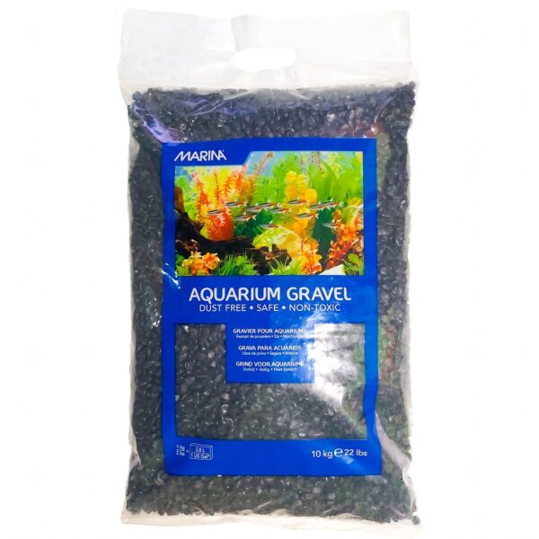 Grava decorativa Marina, color negro x 10 Kg. Hagen – gerty